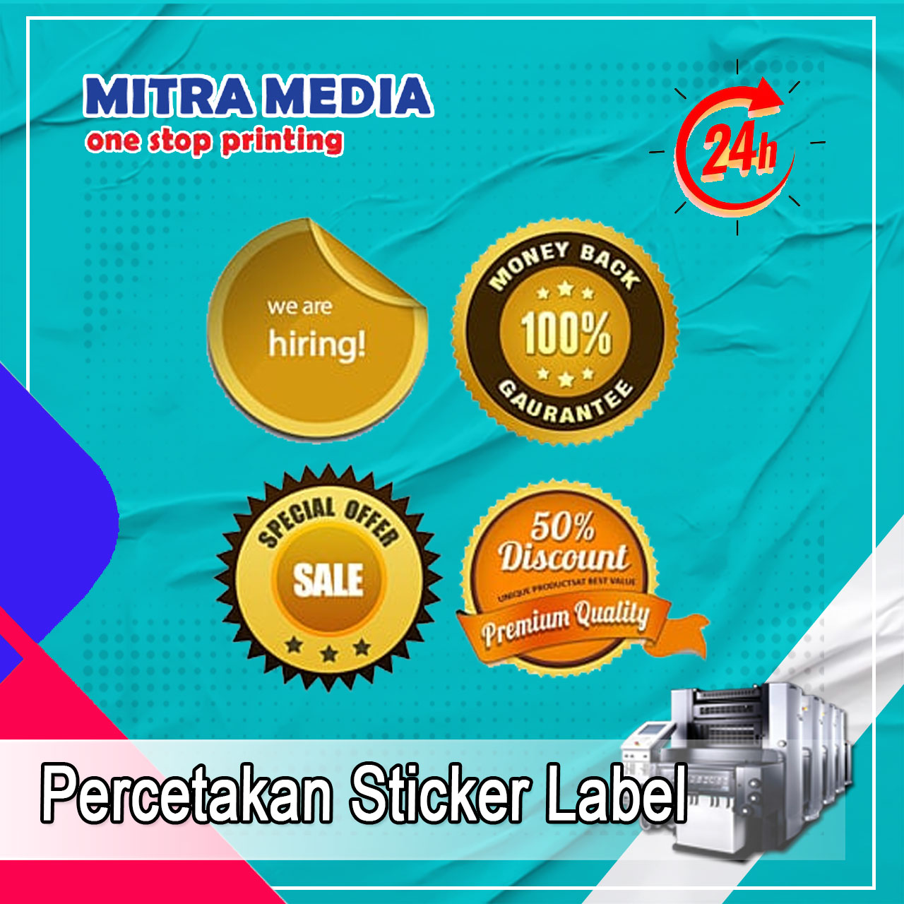 Percetakan Sticker Label 0813-1670-6191 (Telp./WA)