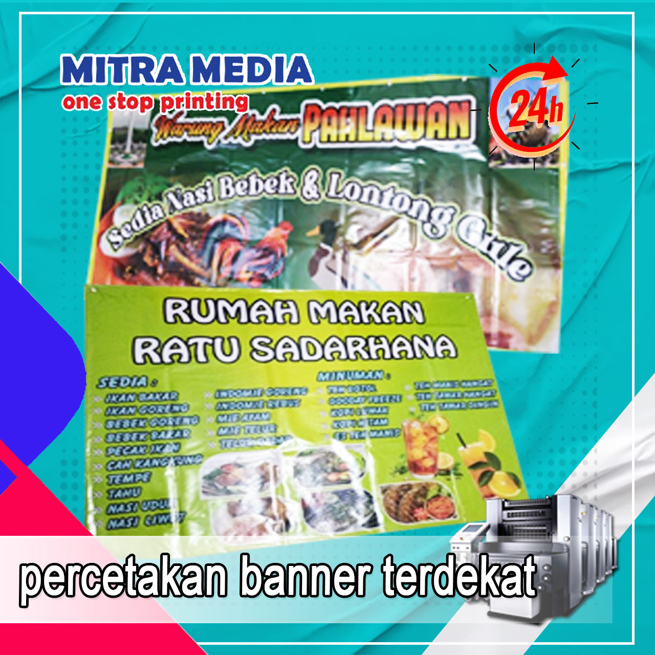 Percetakan Banner Terdekat 24 Jam - Mitra Media Percetakan Bekasi 0813 ...