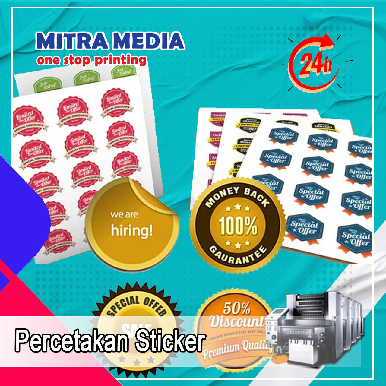 Percetakan Sticker Solusi Cetak Sticker Profesional - Mitra Media ...